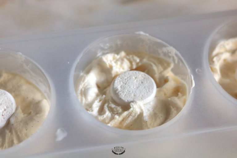 Mystère glacé - Glace vanille meringue et pralin