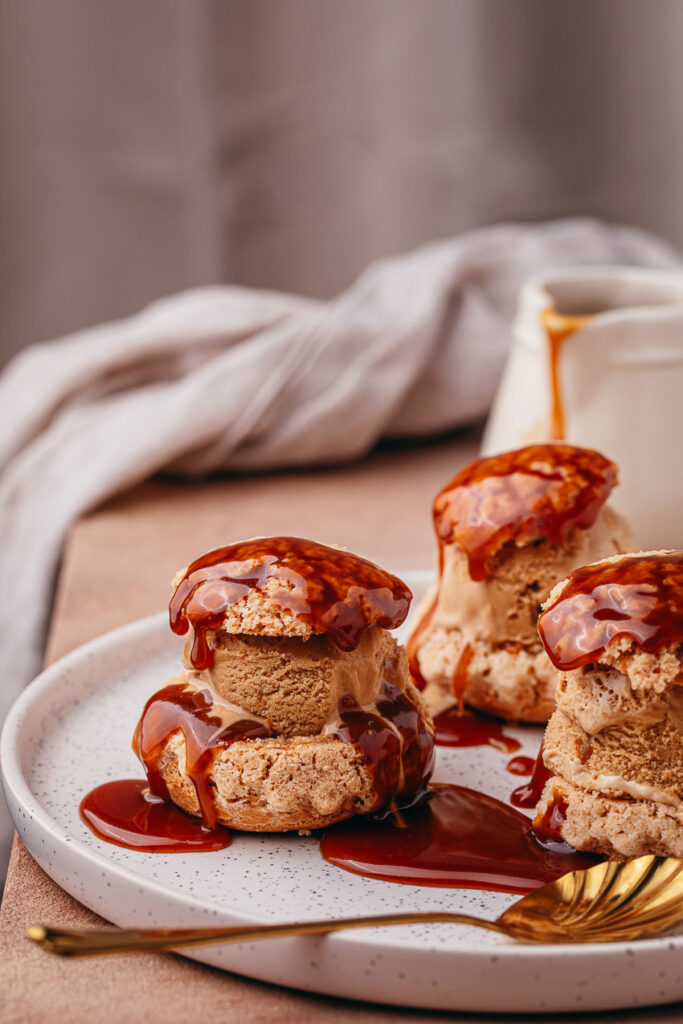 Profiteroles au caramel beurre salé